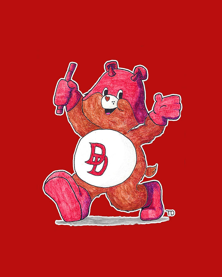DareBear Drawing by Travis DeVore | Pixels