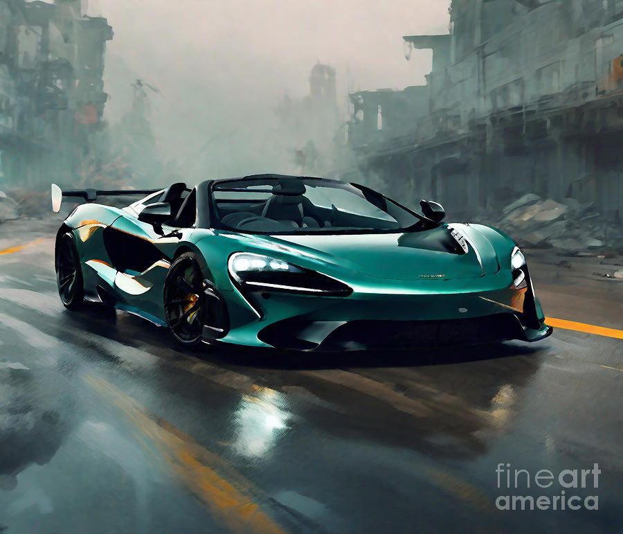 Dark fantasy 667 2022 Mclaren 765Lt Spider Front View Exterior Mixed ...