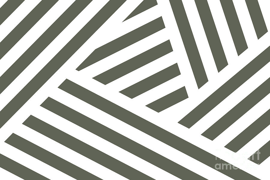 Dark Green and White Abstract Stripe Pattern Pairs 2023 Color of the ...