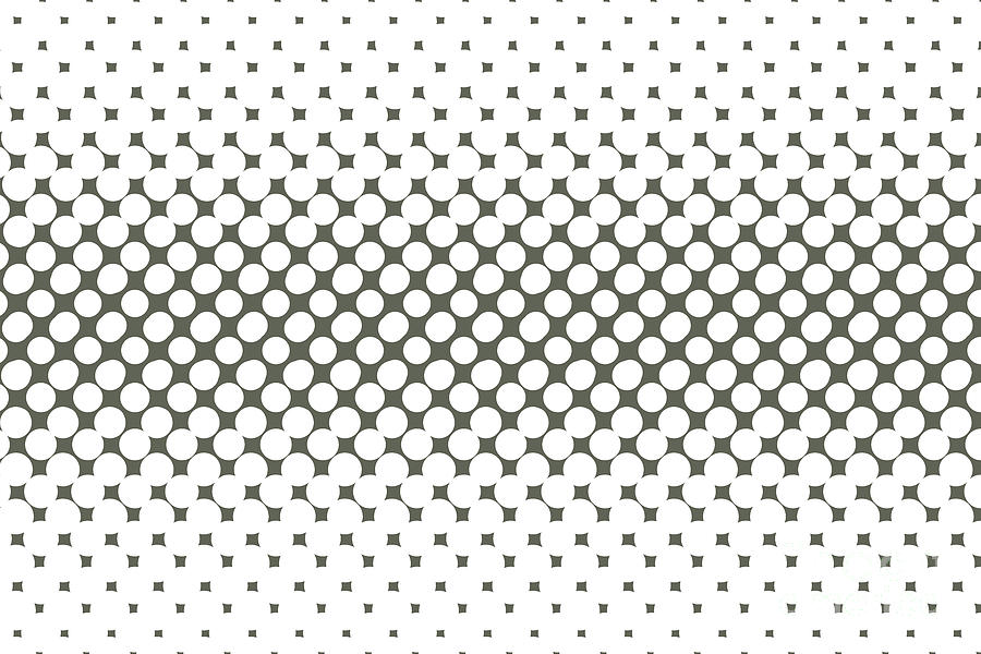 Dark Green White Halftone Abstract Polka Dot Pattern 2023 Color of the ...