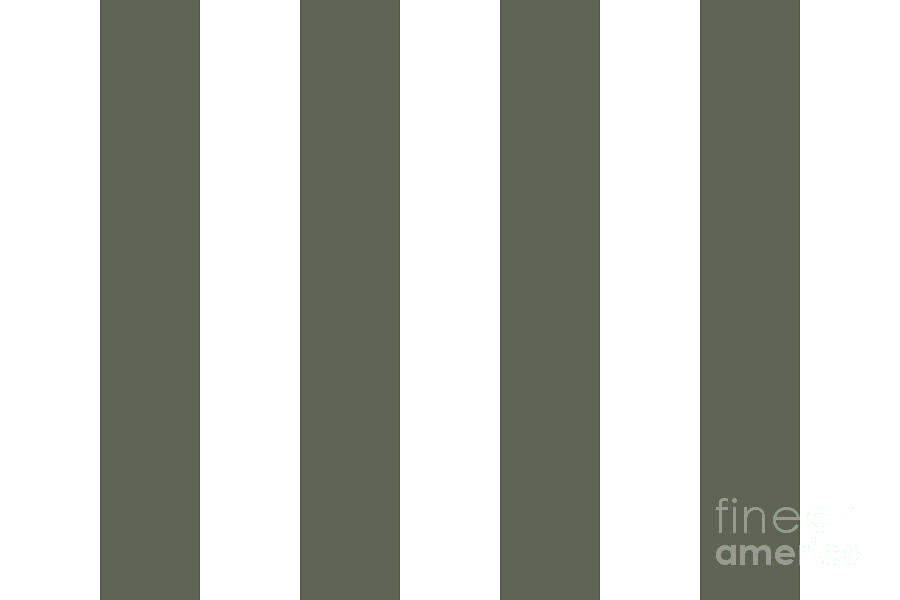 Dark Green White Minimal Vertical Stripe Pattern 3 2023 Color of the ...