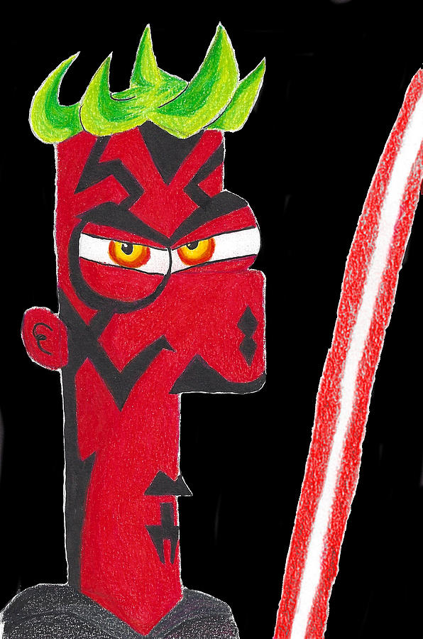 Darth Ferb Mixed Media by Travis DeVore - Fine Art America