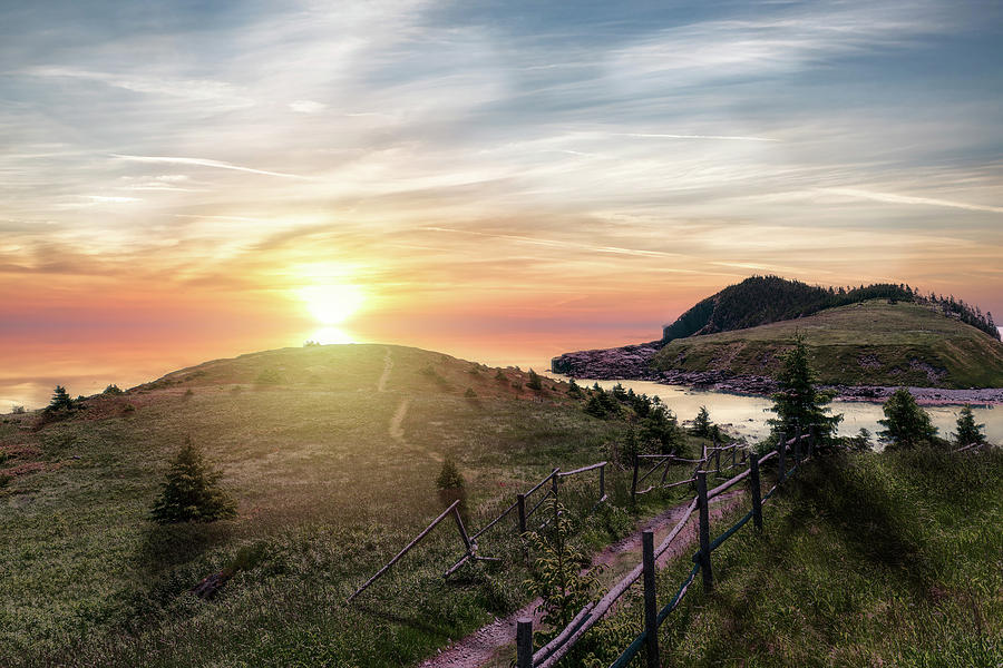 Dawn Over the East Coast Trail, Newfoundland Photograph by John Twynam ...