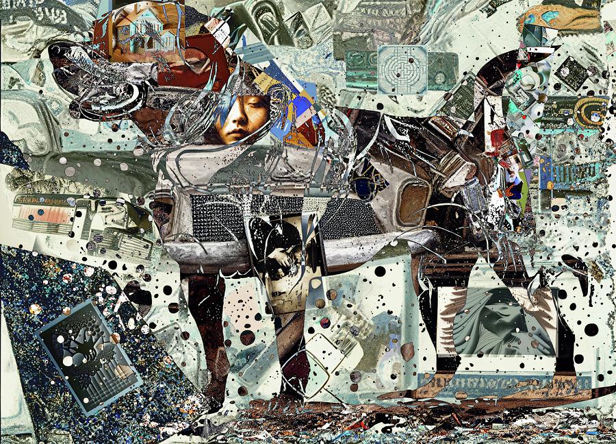 Daze E Collage Digital Art by Gnu Attitude - Fine Art America