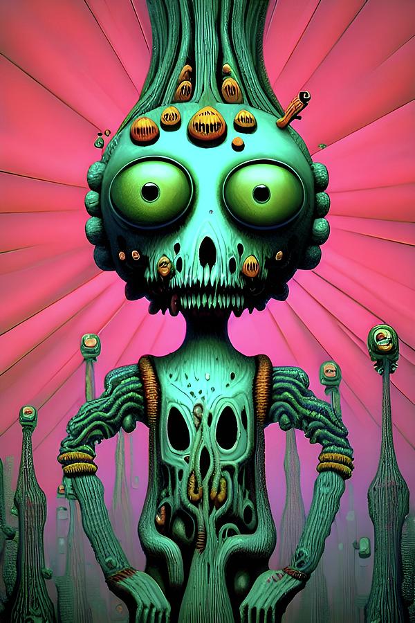 Dead creature 2 Digital Art by Tamara De Koning-Meijer - Fine Art America