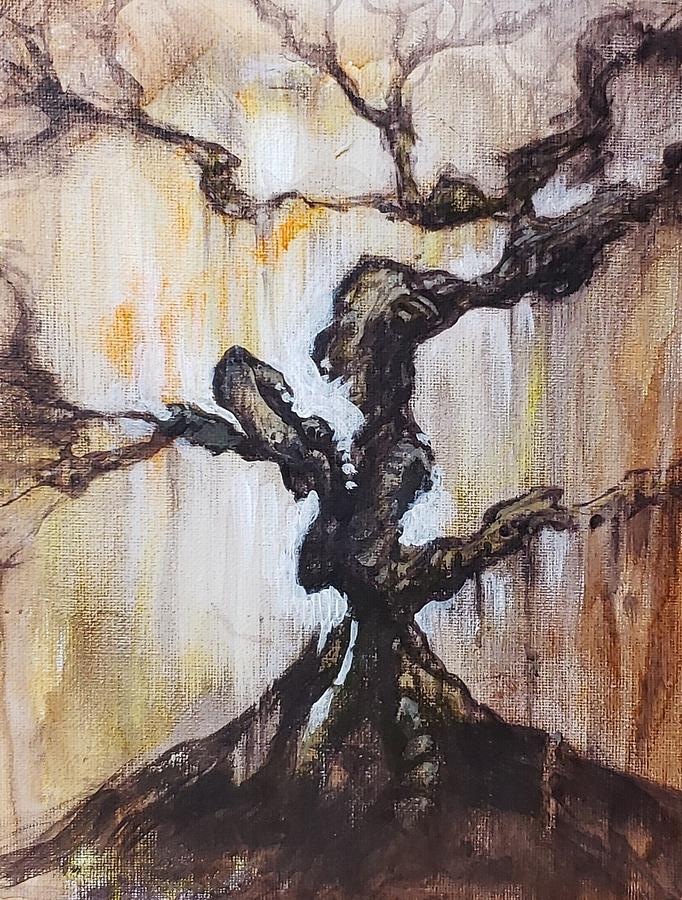Death Tree Painting by Ryan GAMMON - Fine Art America