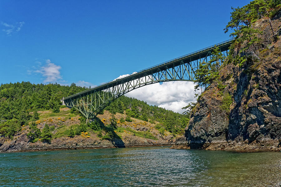 Deception Pass Bridge Photograph by Rick Ulmer - Fine Art America