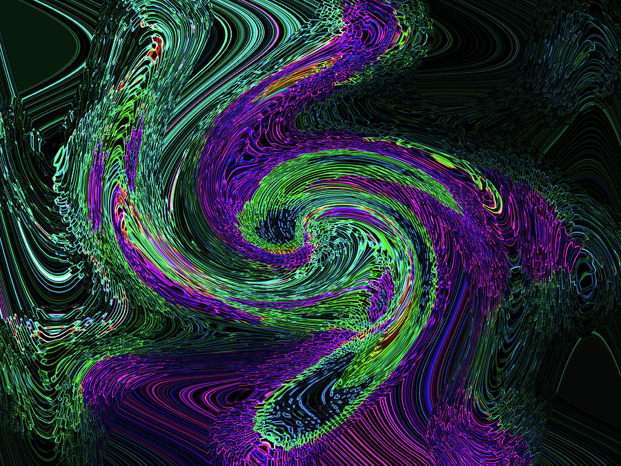 Deep Space Vortex . 2d Digital Art by Adnan Salimi | Fine Art America