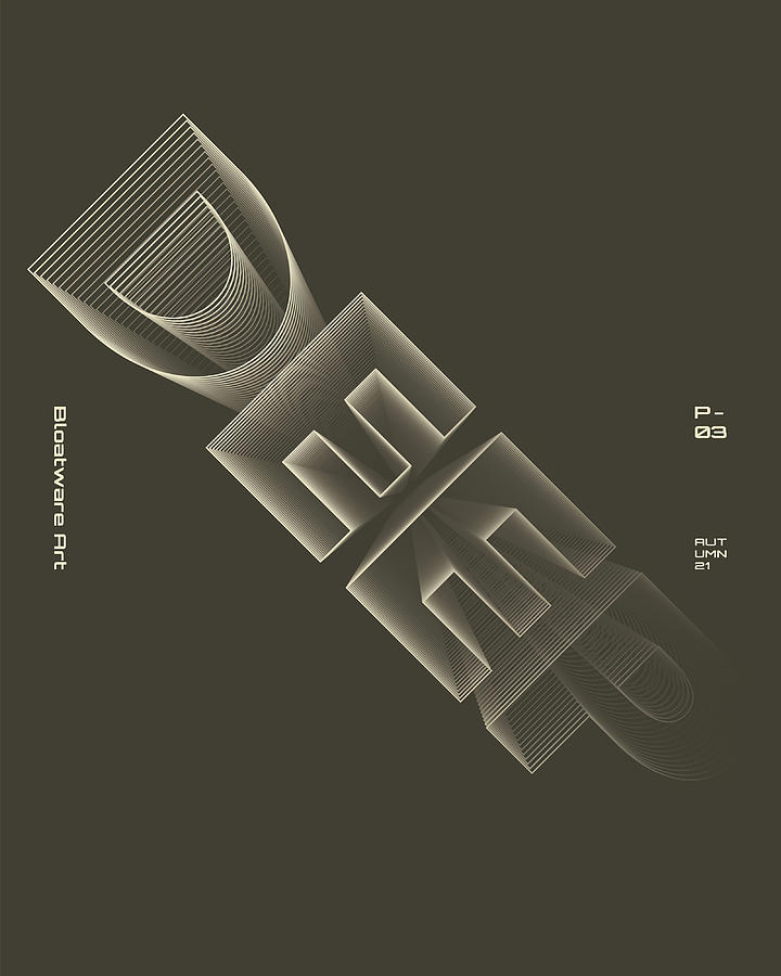 Deep Think Poster vintage Painting by Dan Joel - Fine Art America