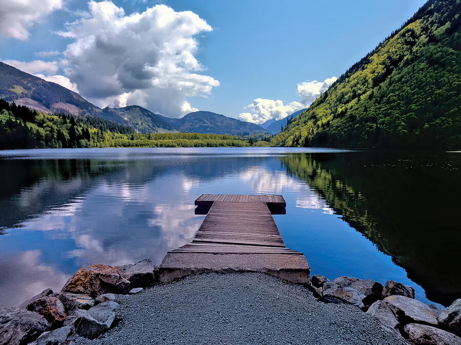 Deer Lake - Mountain Reflections Photograph by Ian McAdie - Fine Art ...