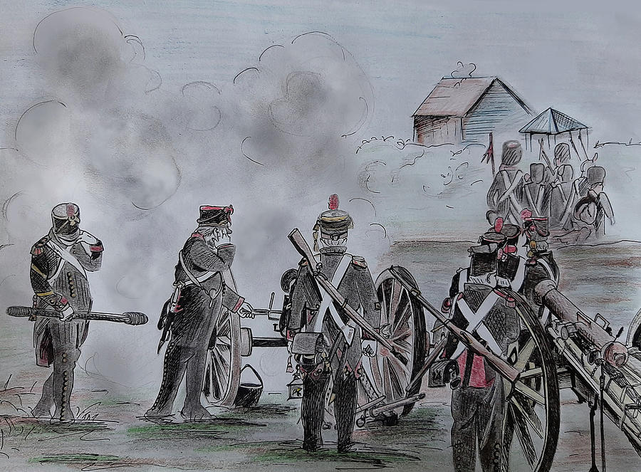 Defense Drawing by Helga Glushanovskaya - Fine Art America