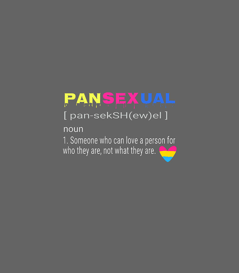 Definition Pansexual Shirt Cute Omnisexual Pride Lgbti Tee Digital Art