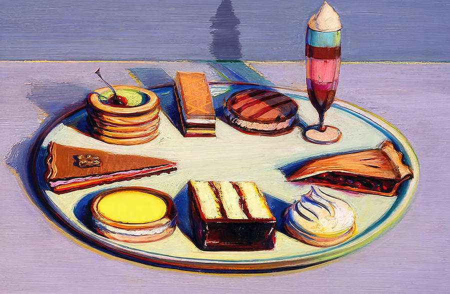 Dessert 11 - Wayne Thiebaud Painting by Wayne Thiebaud - Fine Art America
