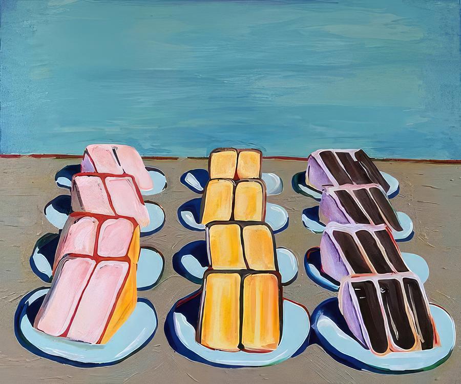 Dessert - Wayne Thiebaud Painting by Wayne Thiebaud - Fine Art America