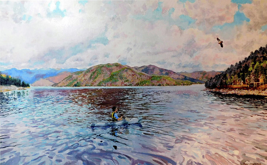 Devils Fork State Park , Painting by Peter Schatteman - Fine Art America