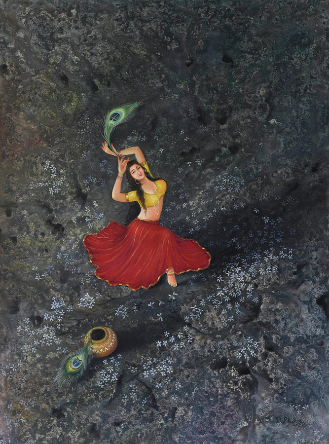 Devotee 1 Painting by Durshit Bhaskar - Fine Art America