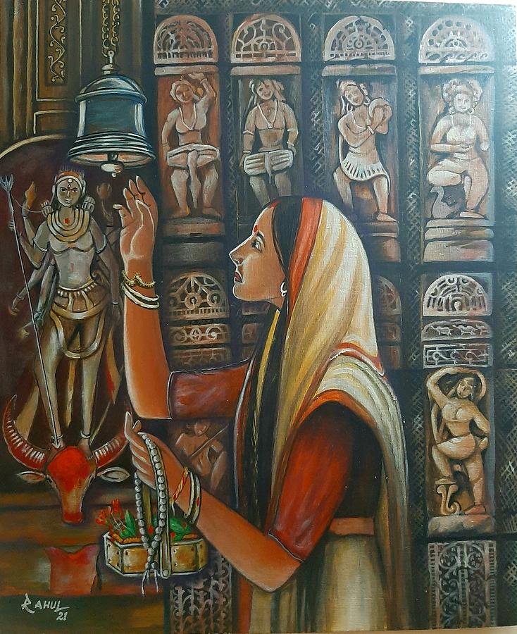 Devotee Painting by Rahul Tarafder - Fine Art America