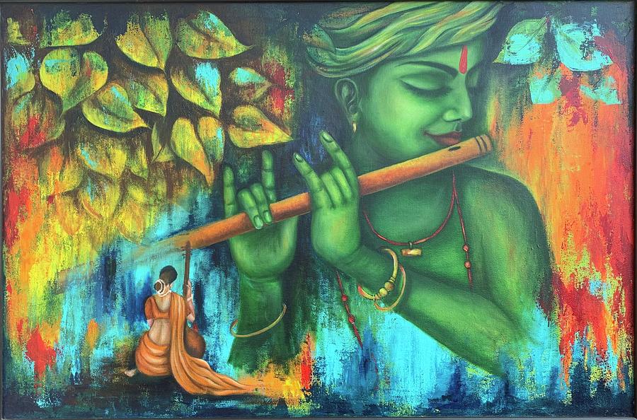 Devotion Painting by Monisha Singhal - Fine Art America