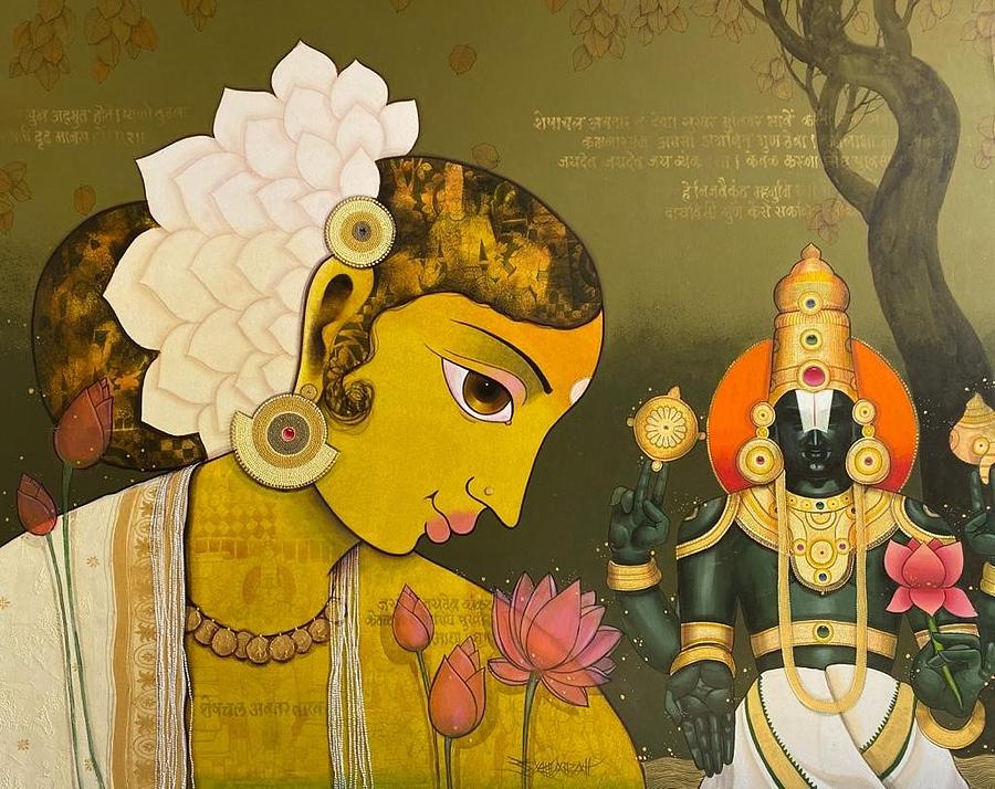 Devotion Painting by Sachin | Fine Art America