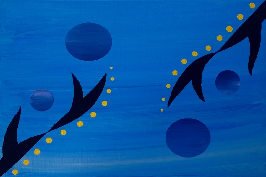 Dewdrops Painting by Sym Novack - Fine Art America