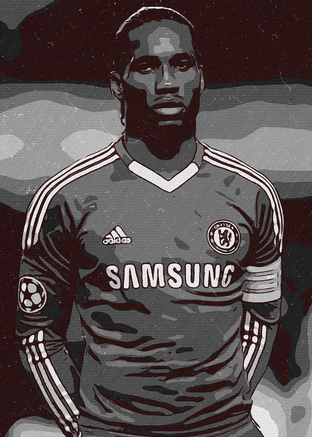 Didier Drogba 05 Digital Art by TheArtGhost