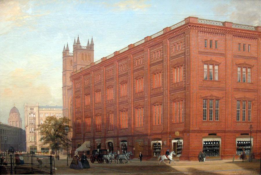 Die Bauakademie The Academy of Architecture in Berlin Painting by ... Die Bauakademie The Academy of Architecture in Berlin Painting by ...