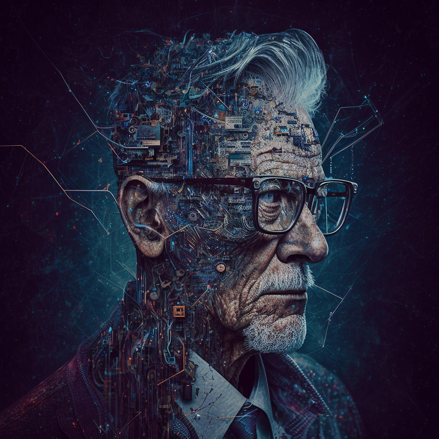 Digital Man Digital Art By Toni Heffner Fine Art America