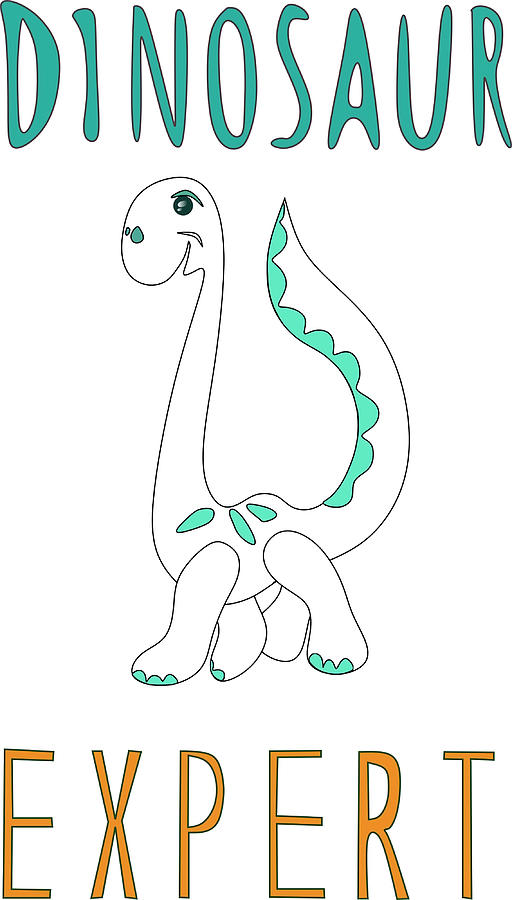 Dinosaur expert Poster tumblr Painting by Lee Reynolds - Pixels