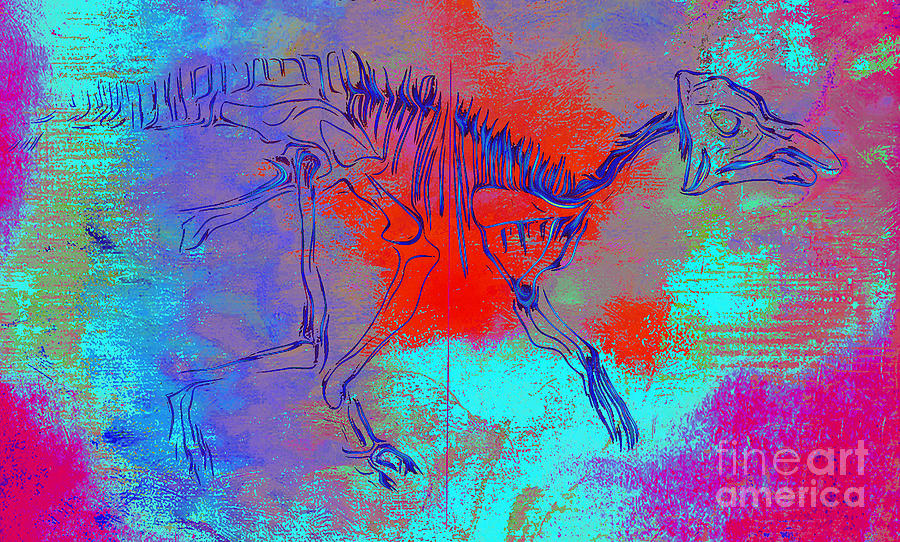 Dinosaur Fossil 119 Digital Art by Chris Taggart - Fine Art America