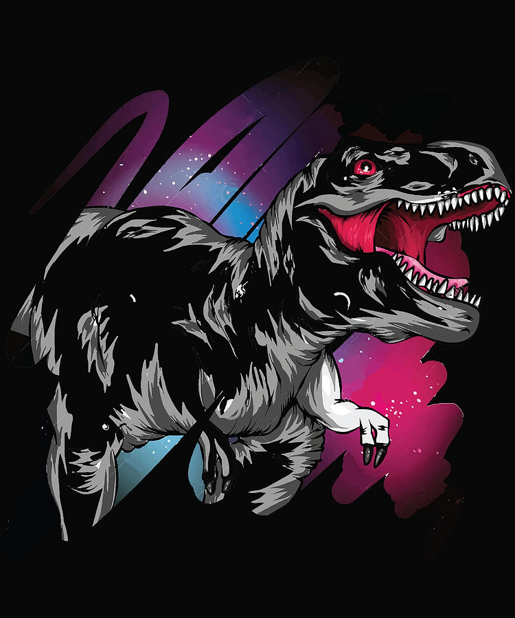 Dinosaur Names Tyrannosaurus Rex Artwork Poster Painting by Philip ...