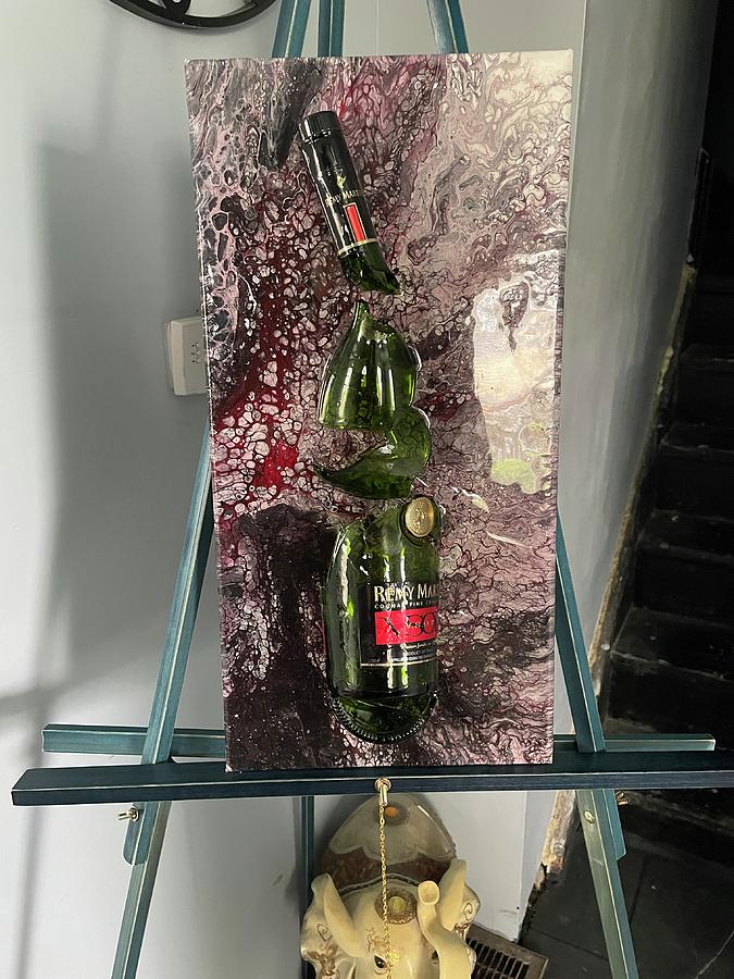 Disected Remy Glass Art by Lakeisha Crew - Pixels