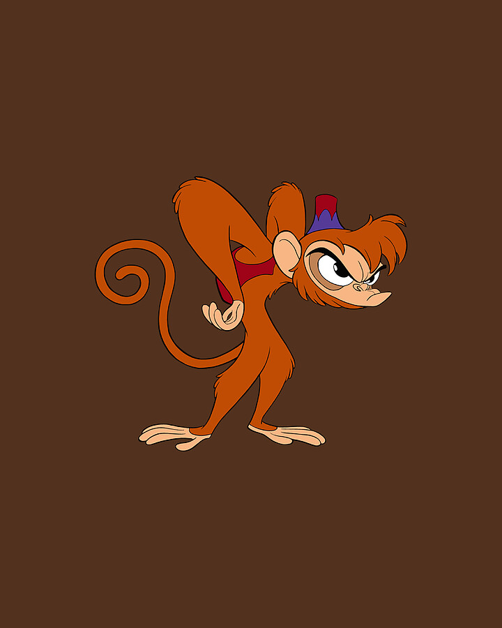 Disney Aladdin Angry Abu 90s3 Digital Art by Manee Kacey - Fine Art America