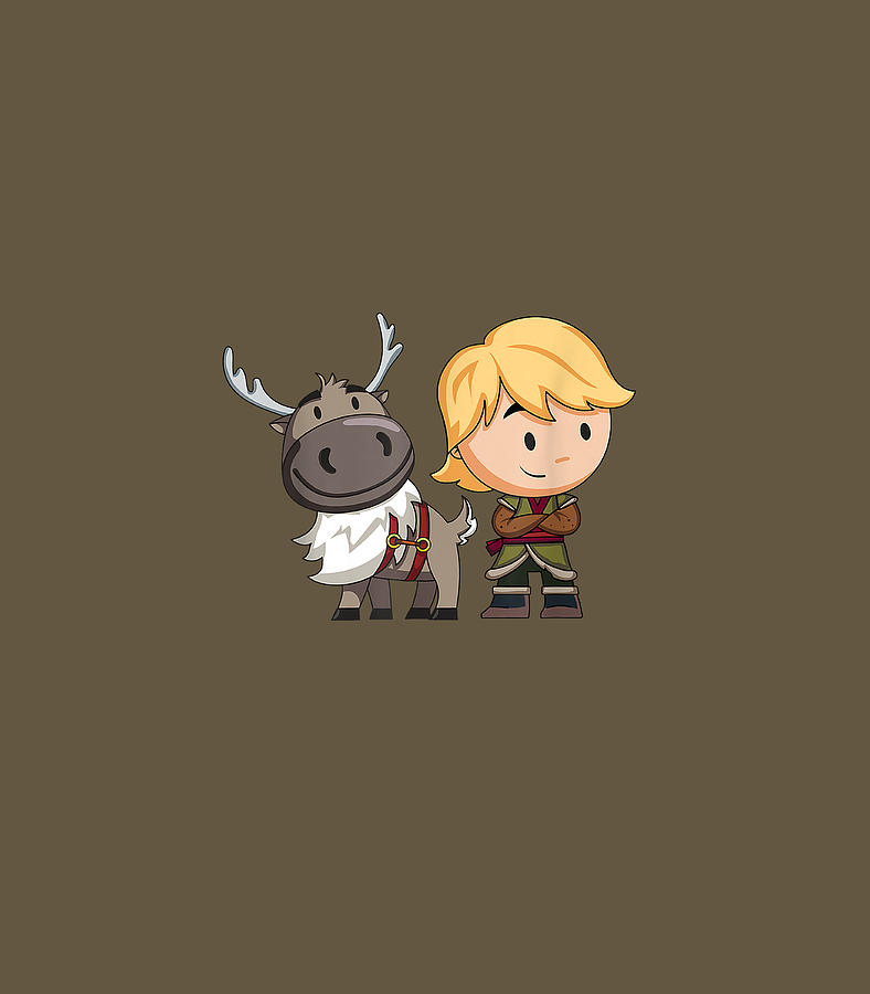 Disney Frozen 2 Sven And Kristoff Chibi Art Digital Art By Andrex Adale Pixels