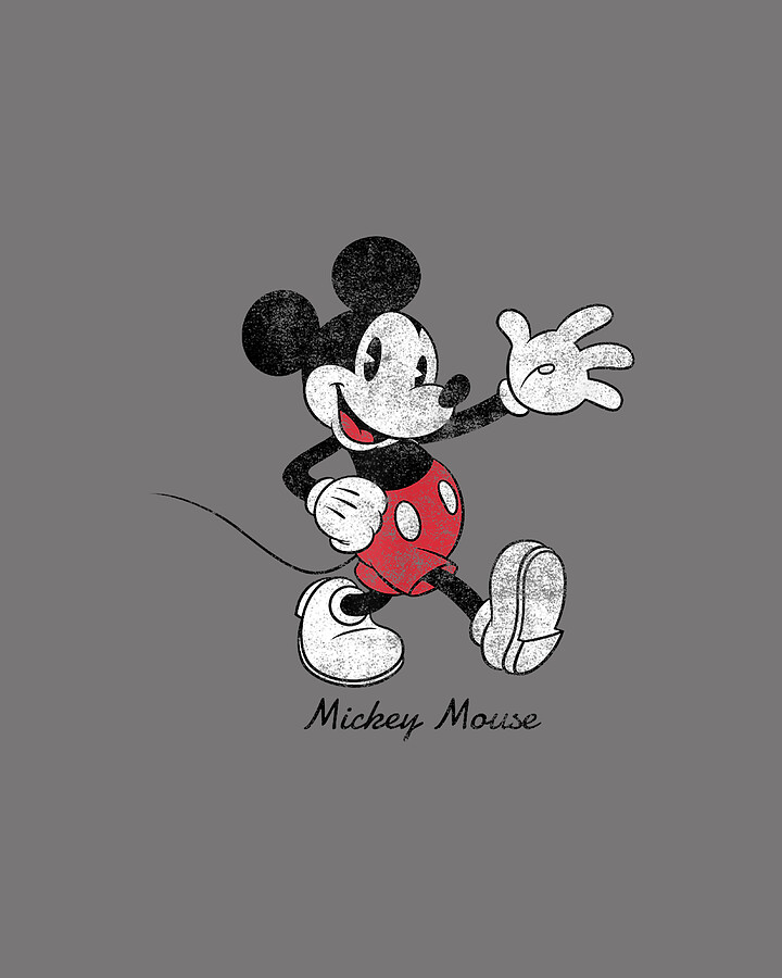 Disney Mickey And Friends Mickey Mouse Simple Wave Digital Art by ...