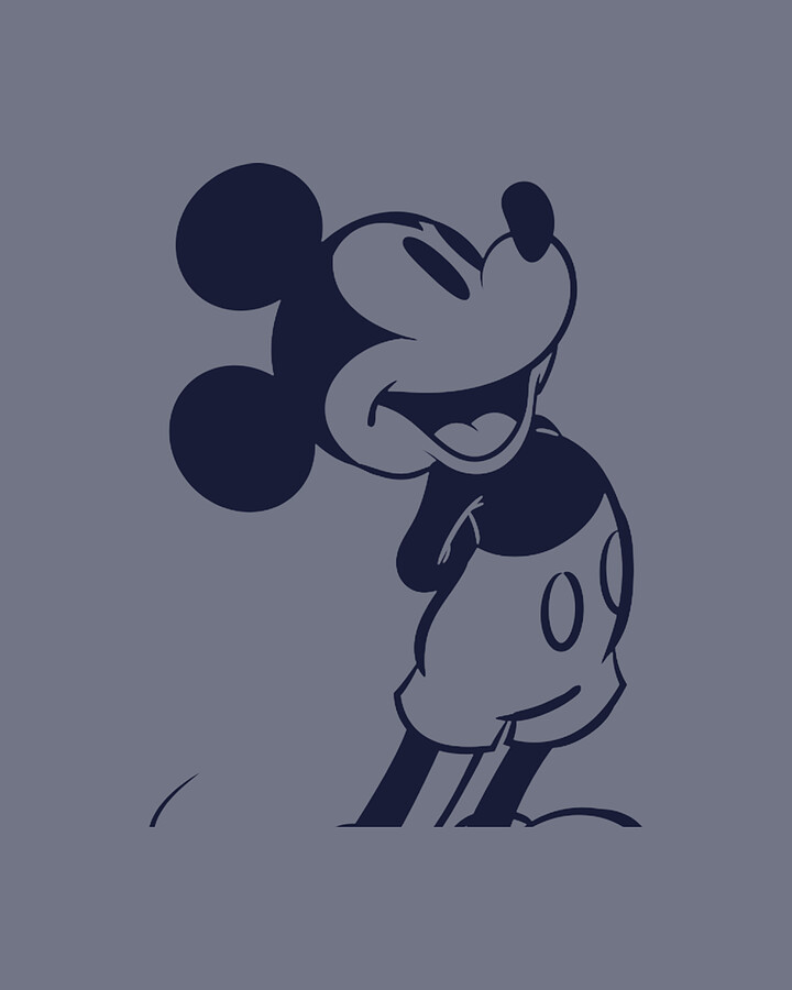Disney Mickey And Friends Mickey Simple Classic Digital Art by Decenl ...