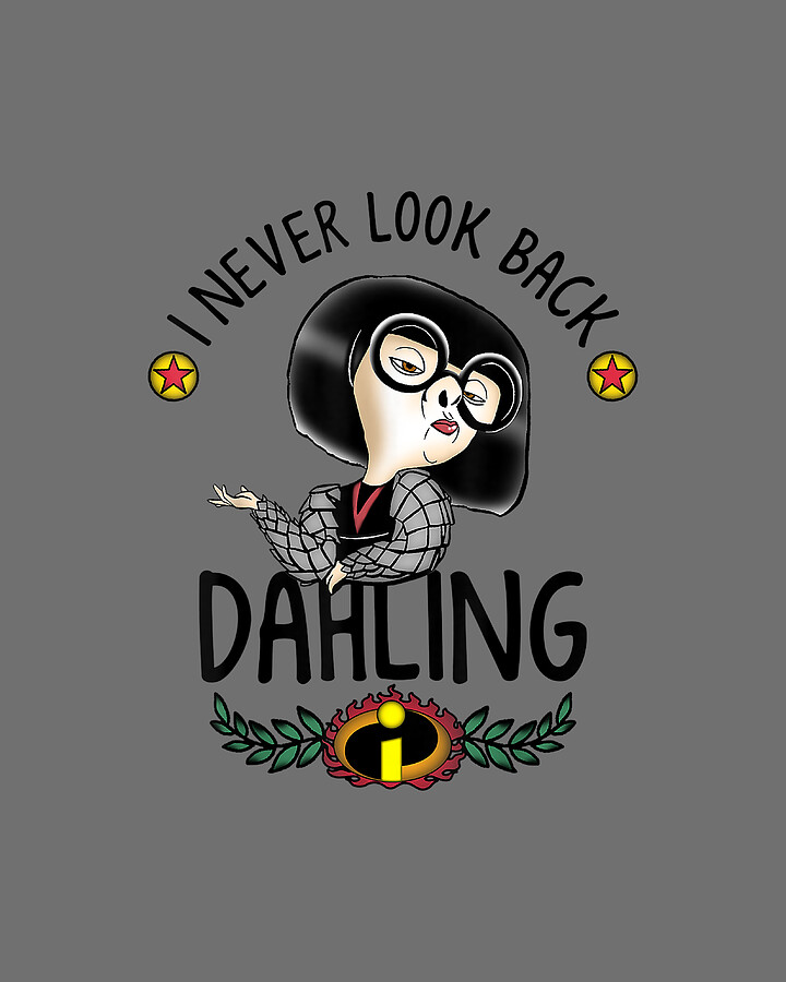 Disney Pixar Incredibles Edna Darling Graphic Digital Art by Thanay ...