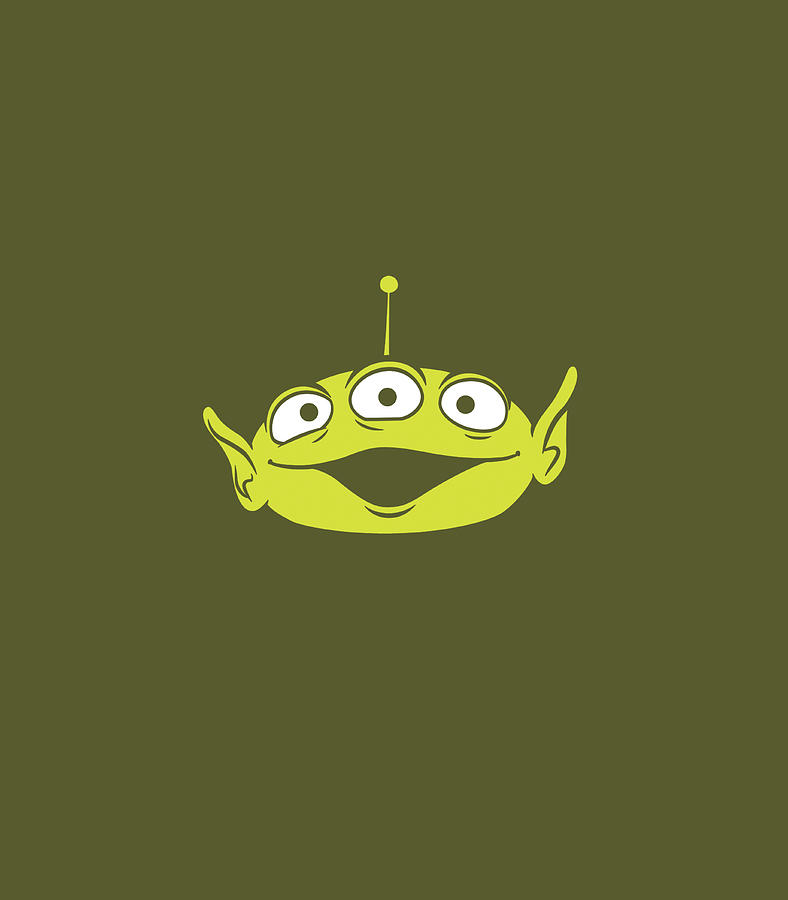 Disney Pixar Toy Story Alien Big Face Digital Art By Diyarr Alann Pixels