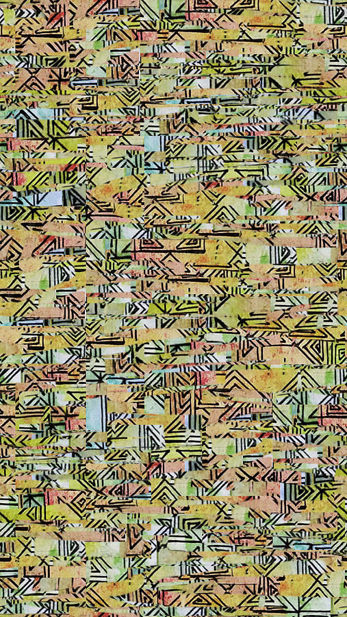 Distorted Effect Pattern Multicolour Digital Art by Lydia Susan Abraham ...