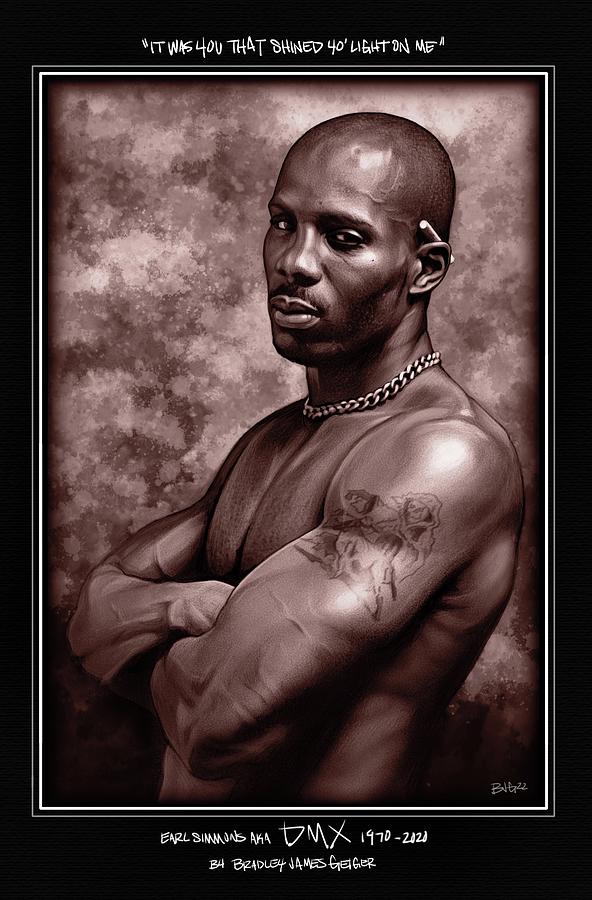 Dmx Drawing By Bradley James Geiger Fine Art America