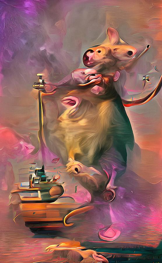 Doc Master Rat Digital Art by Mario Carta - Pixels