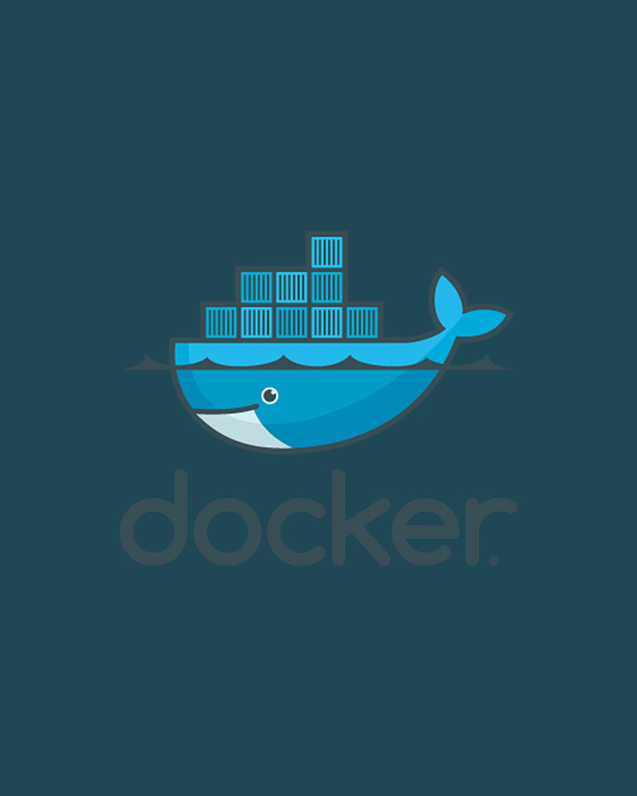 Docker Logo Container Linux Devops Programming Coding Digital Art by ...