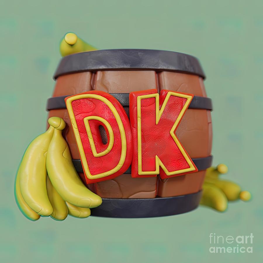 Donkey Banana Barrel Painting by Nicole Adam | Pixels Donkey Banana Barrel Painting by Nicole Adam | Pixels