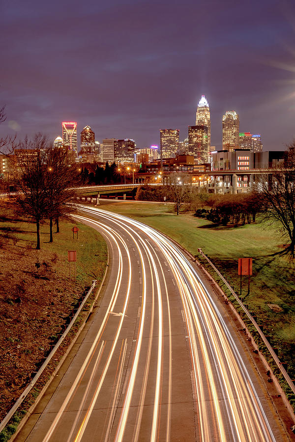 Downtown Of Charlotte North Carolina Skyline Photograph By Alex Grichenko Fine Art America