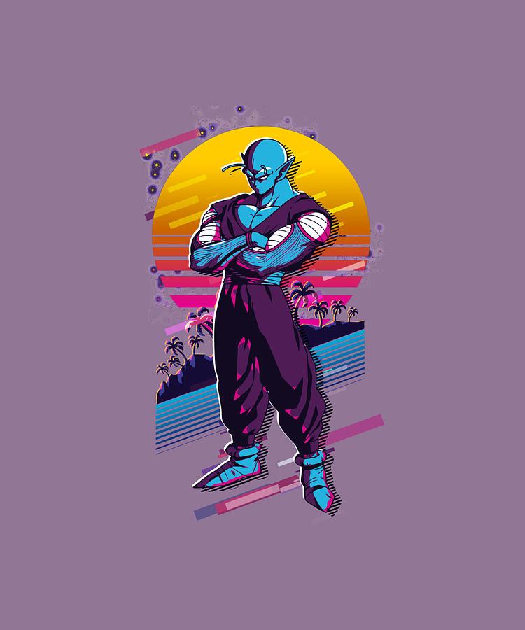 Dragon Ball Piccolo 80s retro Baby red Painting by Henry Vicky | Pixels