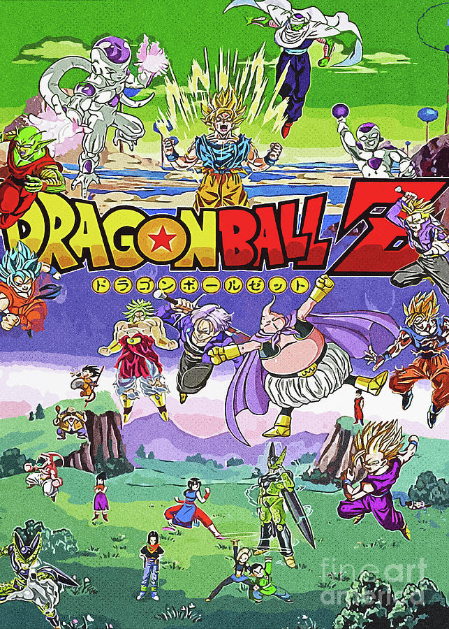 Dragon Ball Z All Characters Digital Art by Ngoc Lam | Pixels