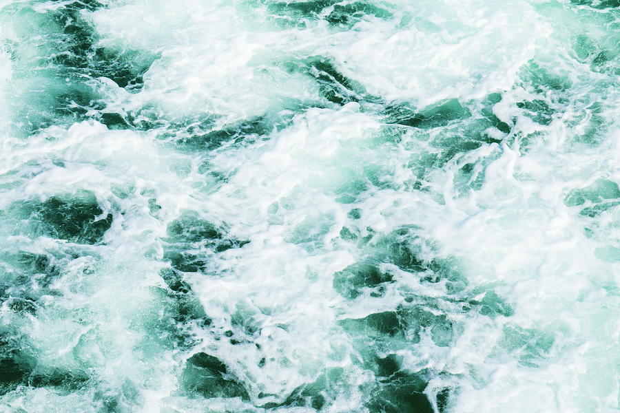 Dramatic wave breaking action Photograph by Michael Sheehan