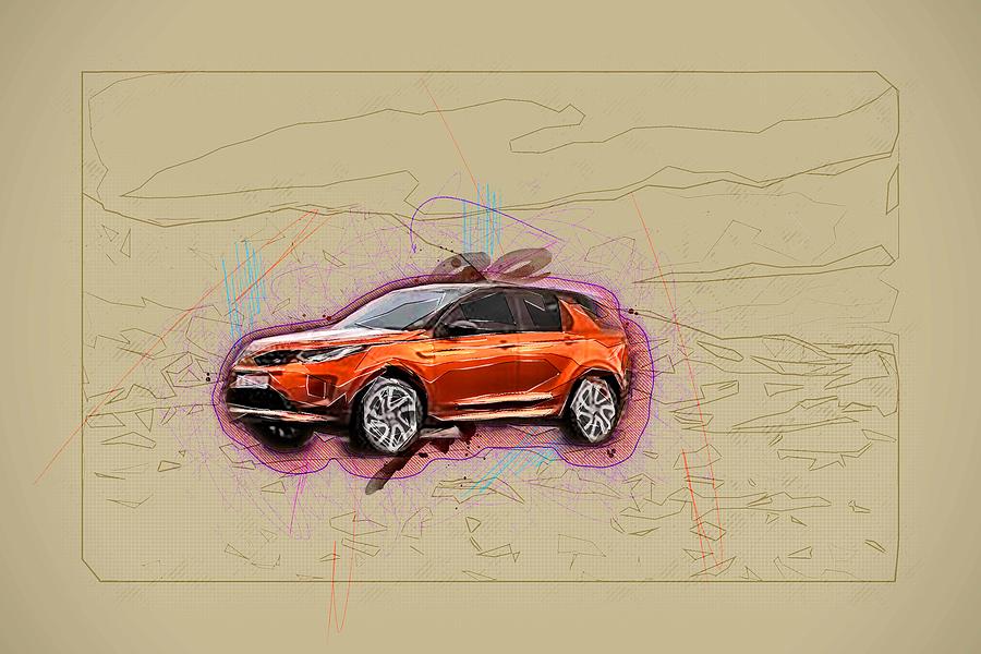 Drawing Land Rover Discovery Sport Offroad 2020 Cars Za Spec Suvs L550 ...
