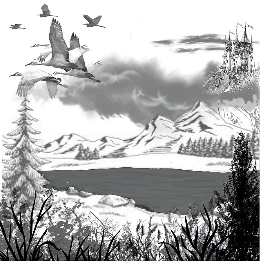 DreamScape Drawing by Allen Klein - Fine Art America