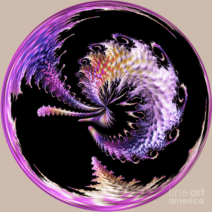 Dreamy Loop Orb Digital Art by Elisabeth Lucas - Fine Art America