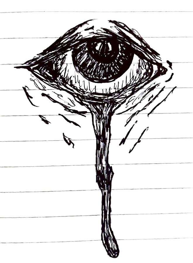 Drip Drawing by Seeing Visions - Fine Art America